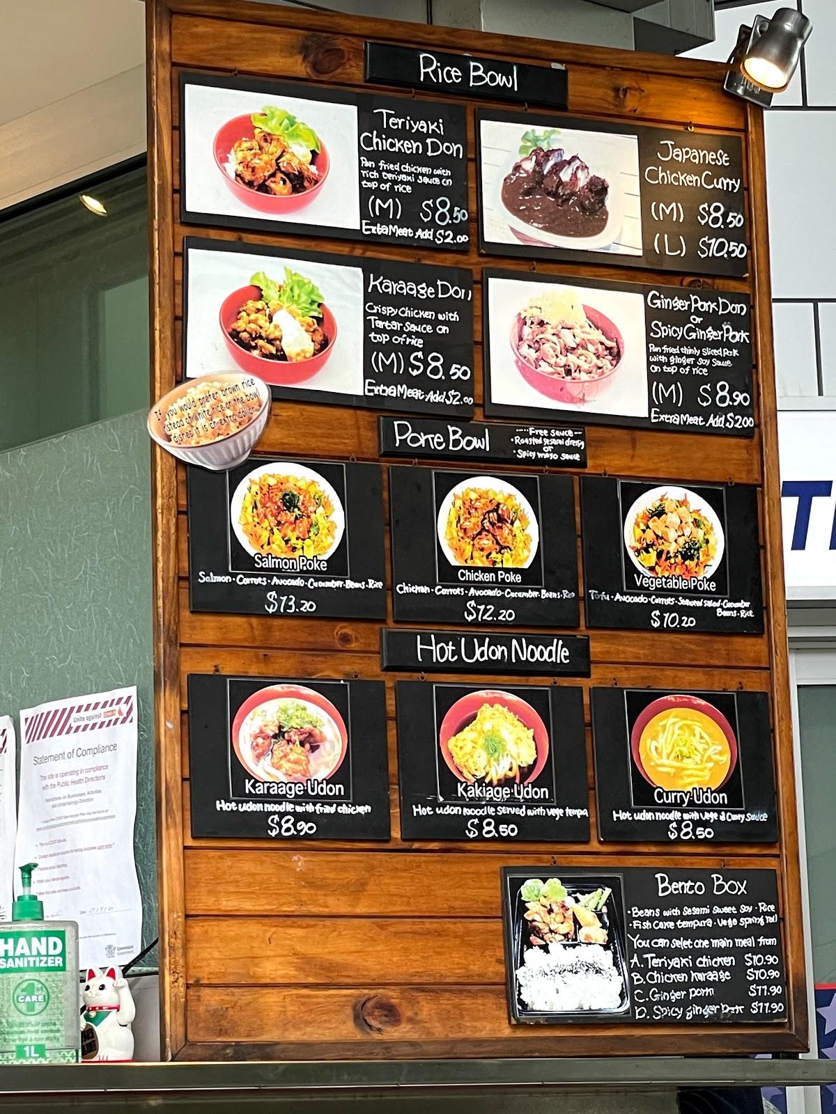 Menu at Hama Sushi restaurant, Robina