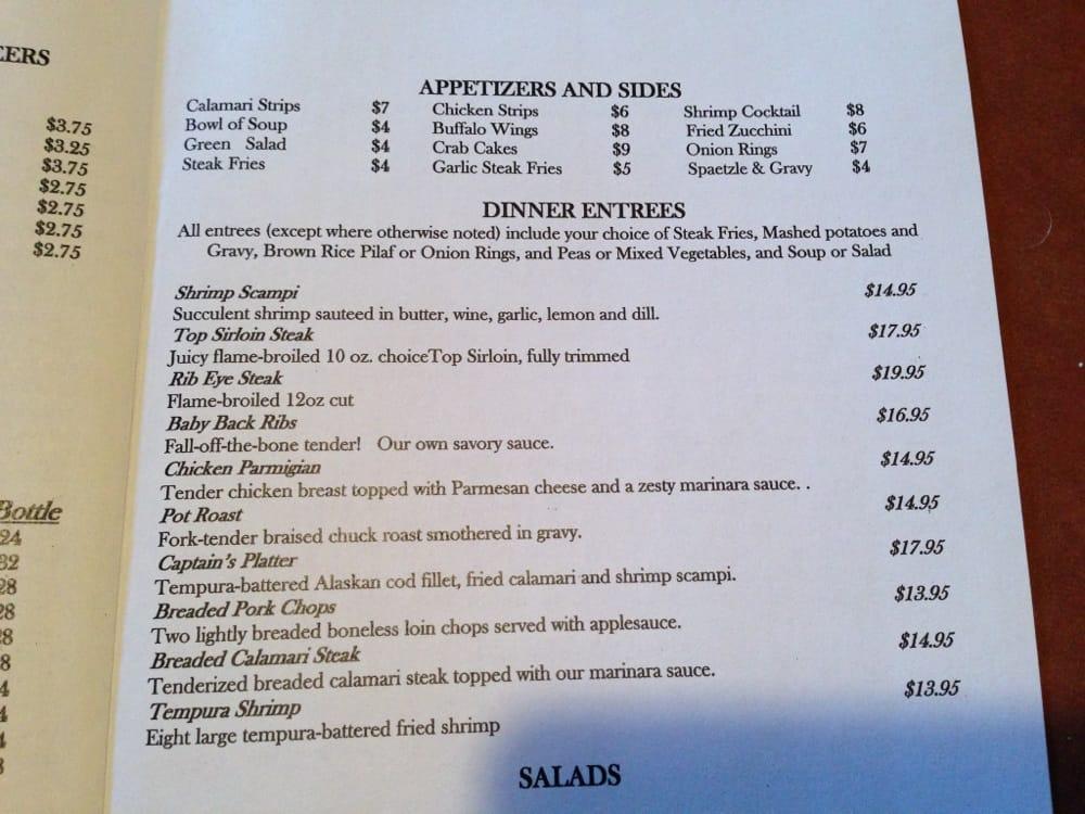Menu at The Forester Pub & Grill, Camino
