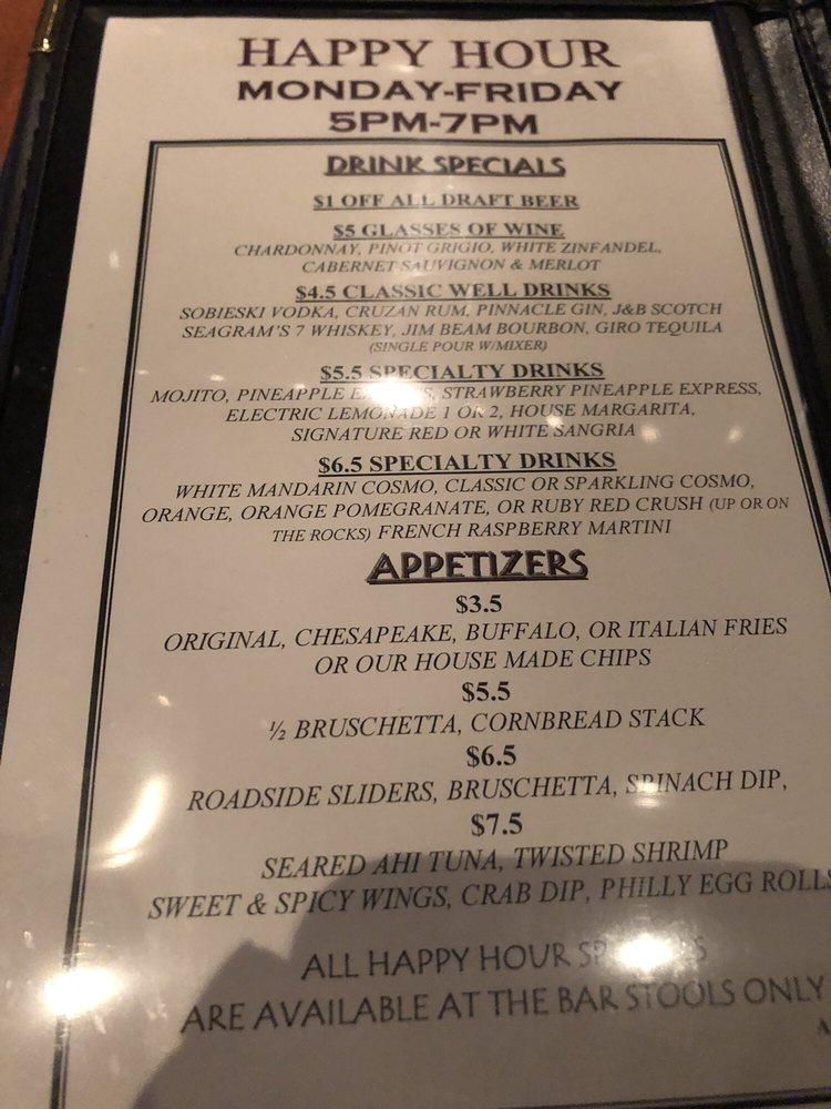 Menu at Austin's Restaurant & Bar, West Lawn