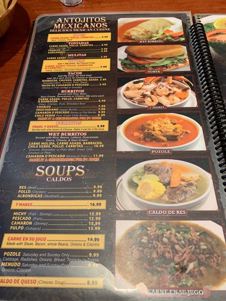 Menu at Taco Giro pub & bar, Tucson, W Valencia Rd