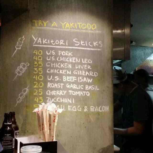 Menu at Tambai BBQ, Makati