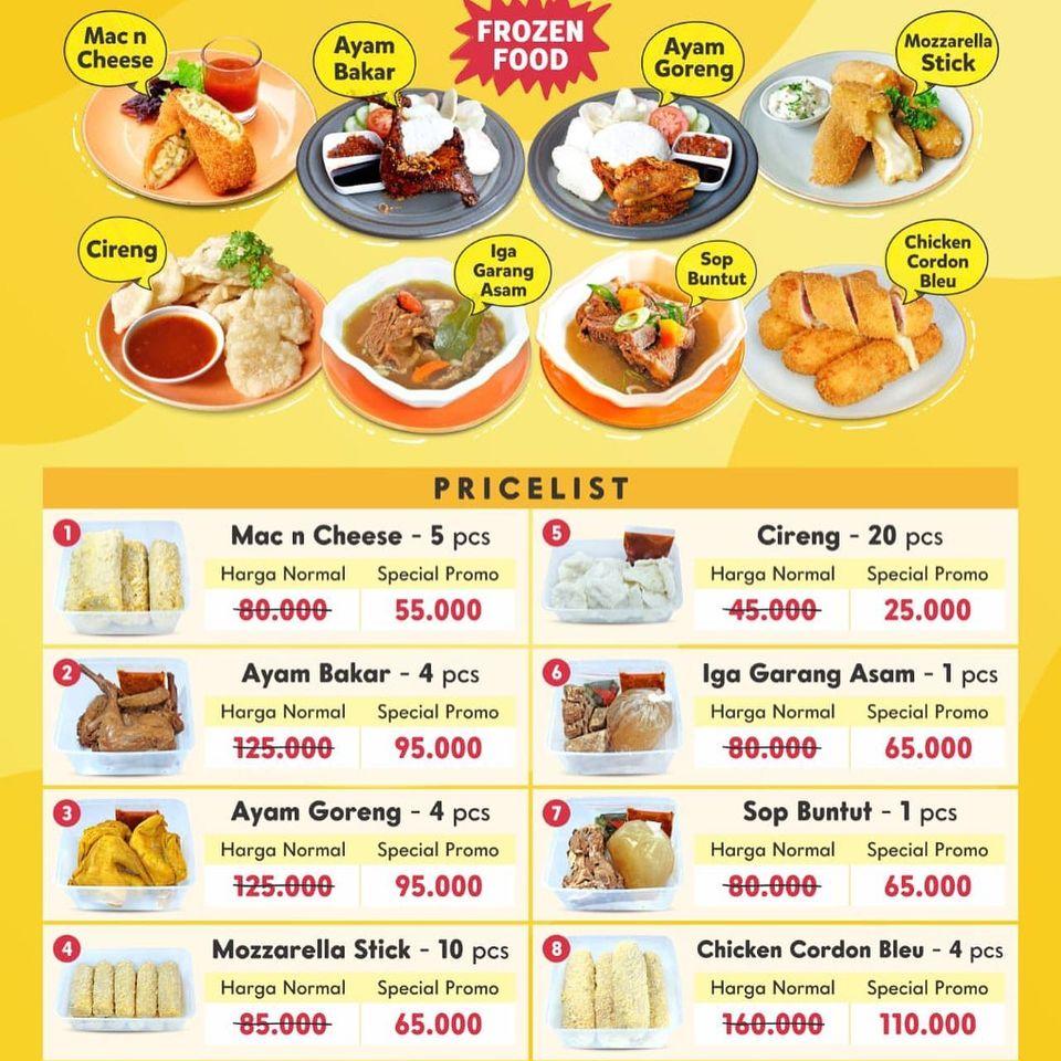 Menu at GiggleBox Cafe And Resto, Bandung, Jl. Progo No.33A
