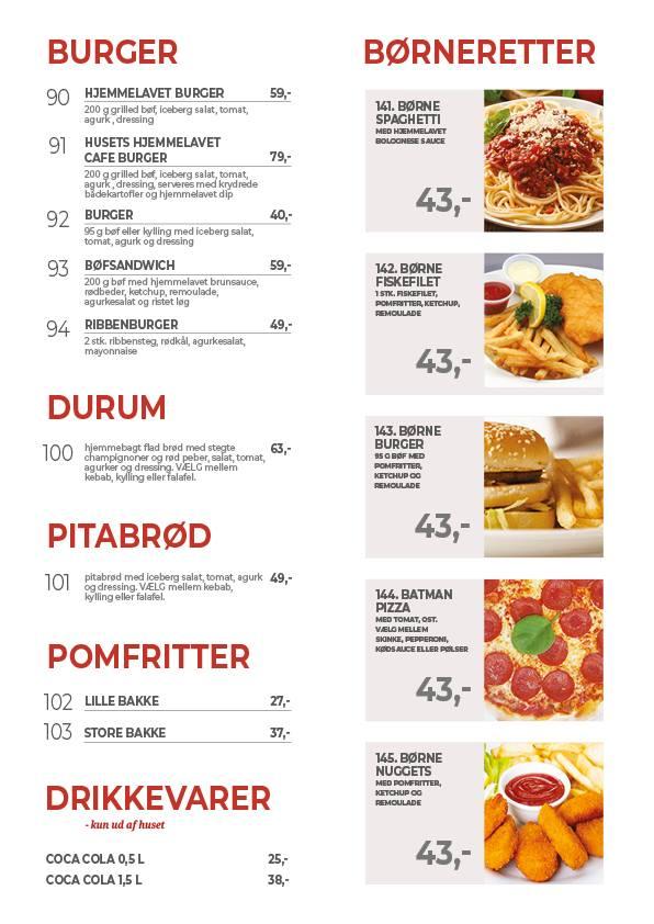 Menu at Torino Pizza & Steak House steakhouse, Logstor