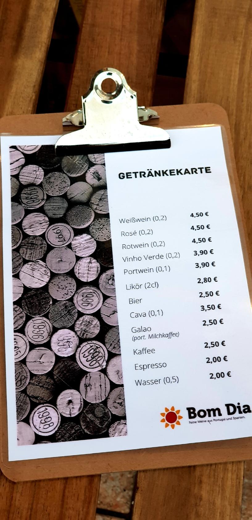 Menu at Bom Dia Family Bühl - Weinhandel und Feinkost aus Spanien ...