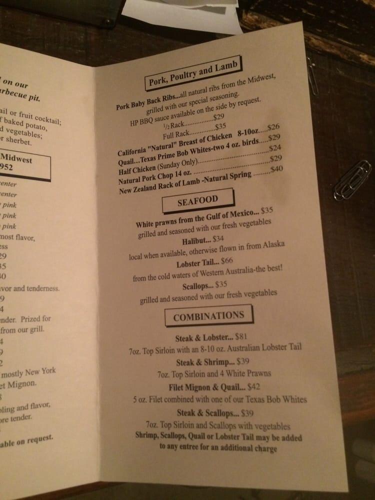 Menu at Hitching Post BBQ, Casmalia, Point Sal Rd
