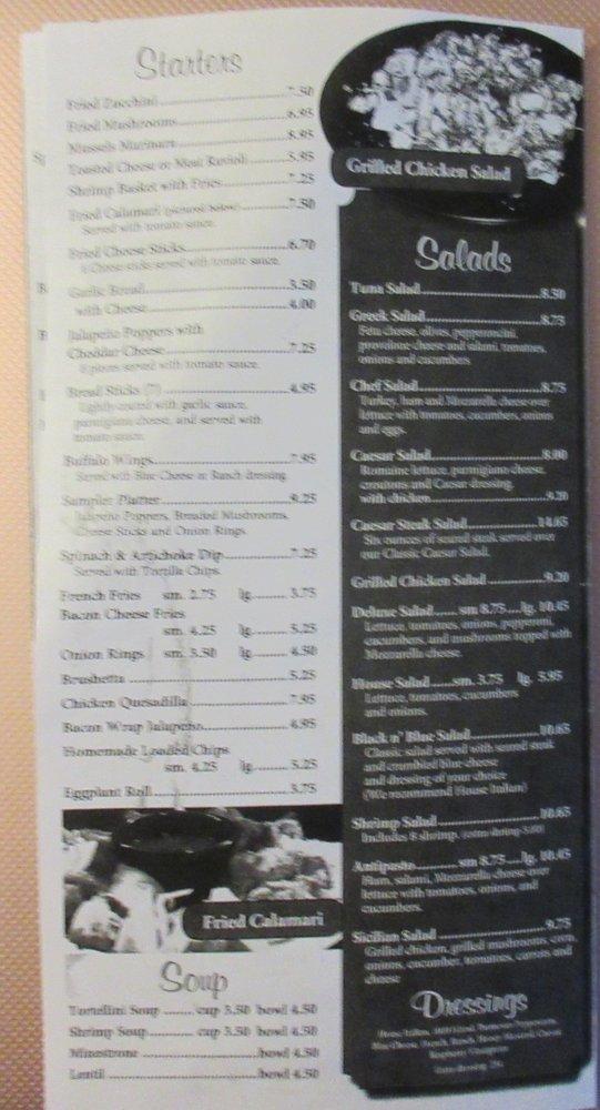 Menu at Portabella Ristorante pizzeria, Richmond