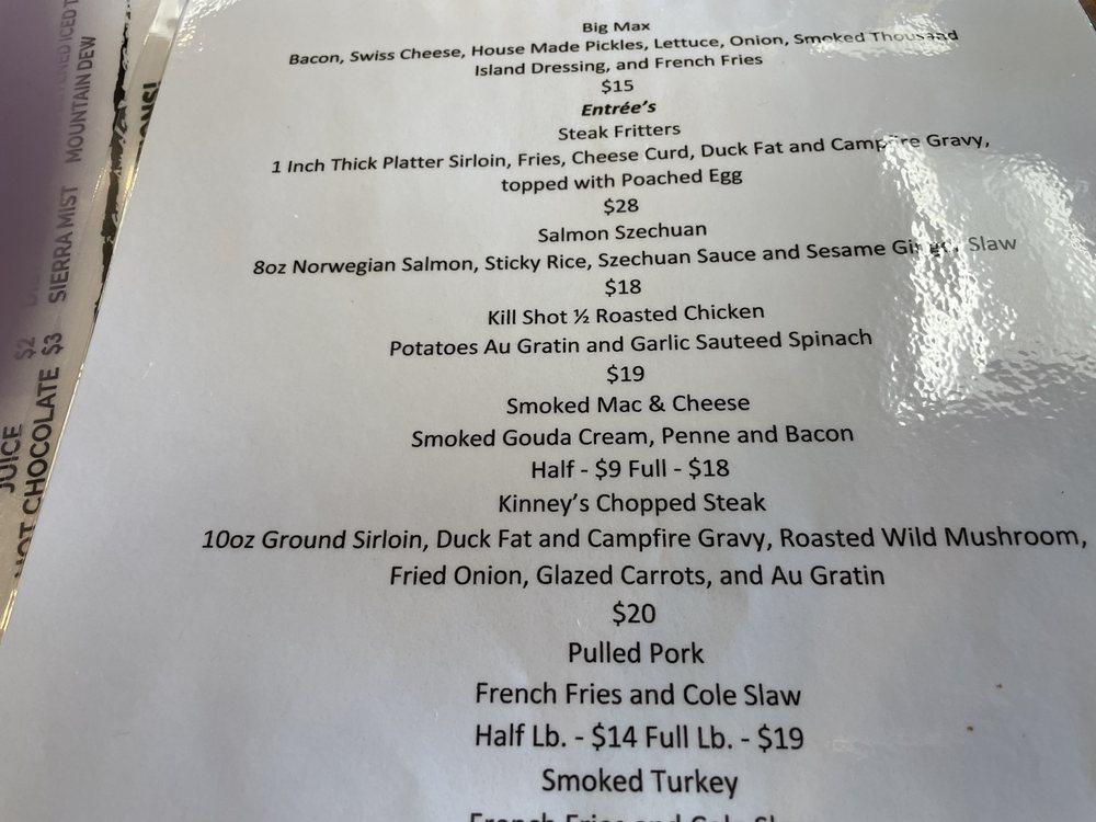 Menu at Brewer Union Cafe, Brewerton