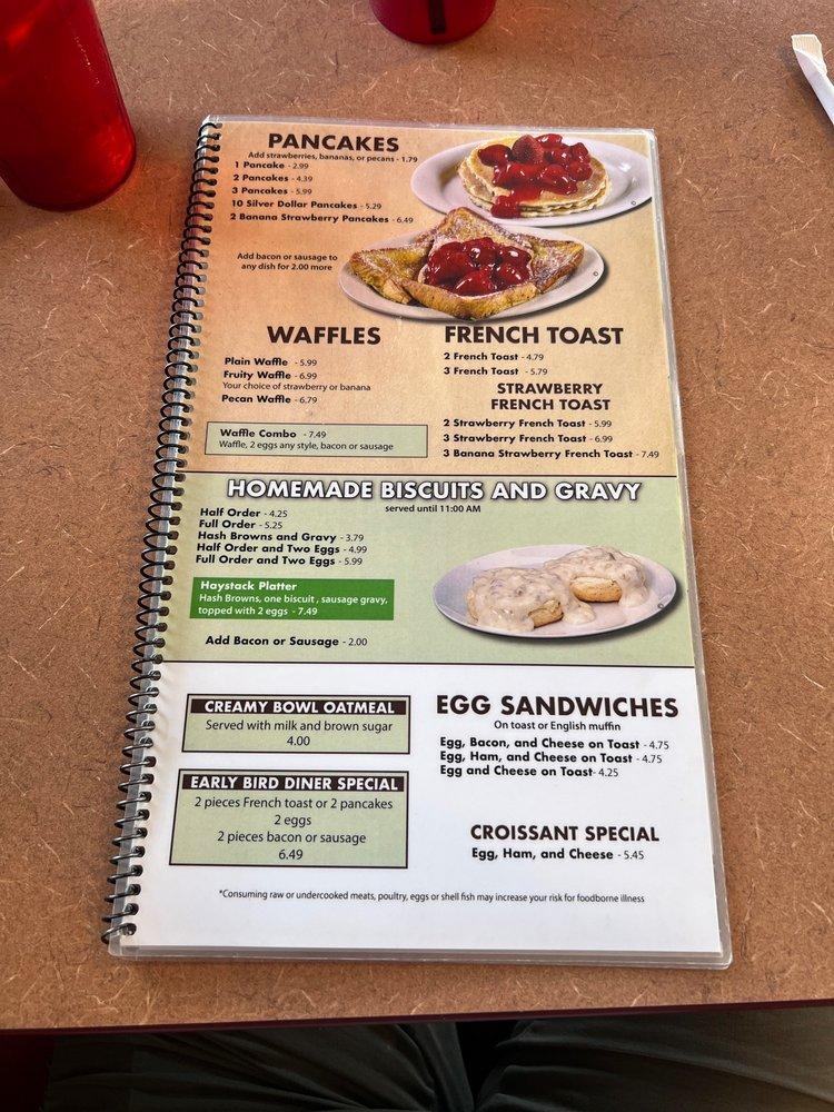 Menu at Diner 67 desserts, Chesterfield
