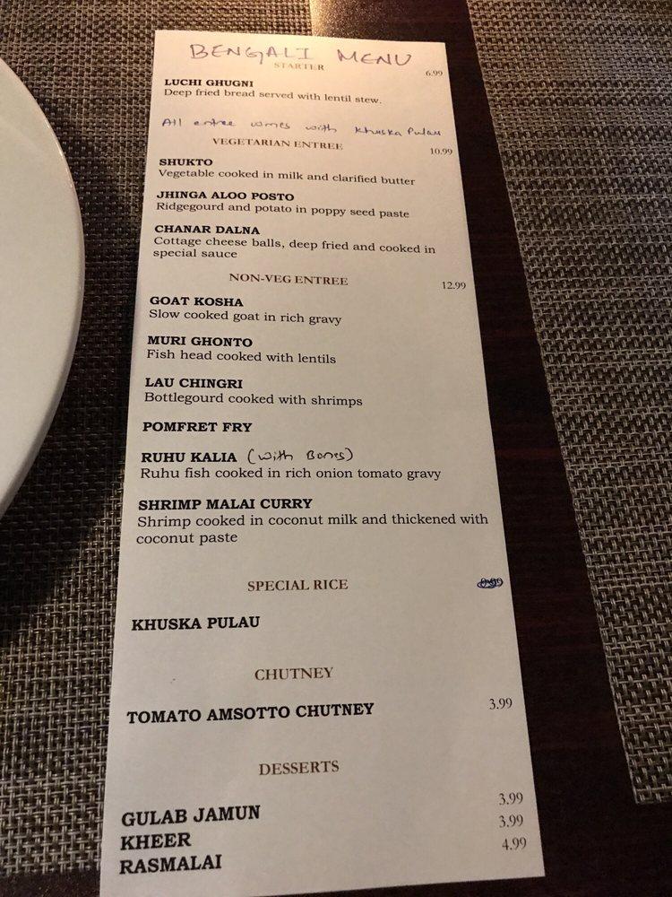 Menu at The Himalayan Chimney pub & bar, Champaign