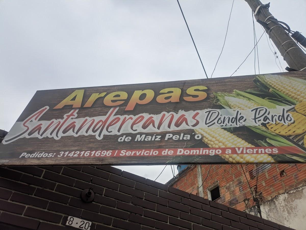 Arepas Santandereanas de Maiz Pelao - Donde Pardo, Barbosa - Menú del ...