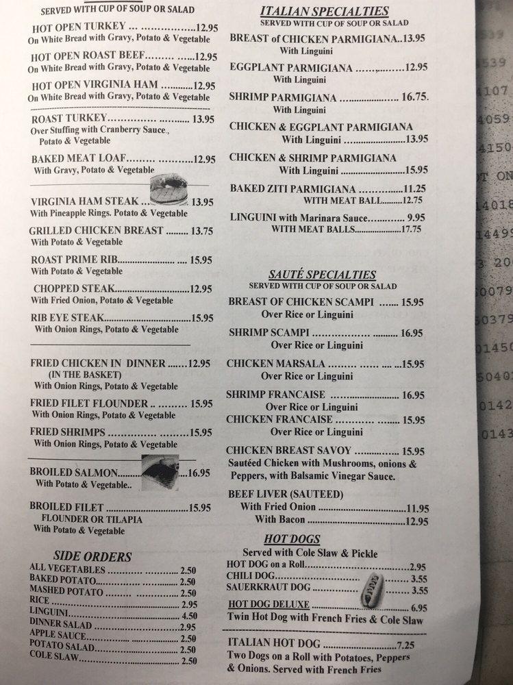 Menu at Rise N Shine cafe, Plainfield