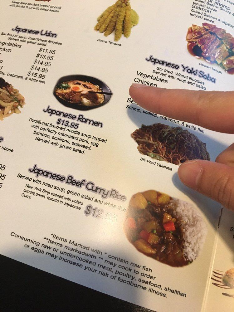 Menu at Shiki Sushi & Grill restaurant, Kennewick
