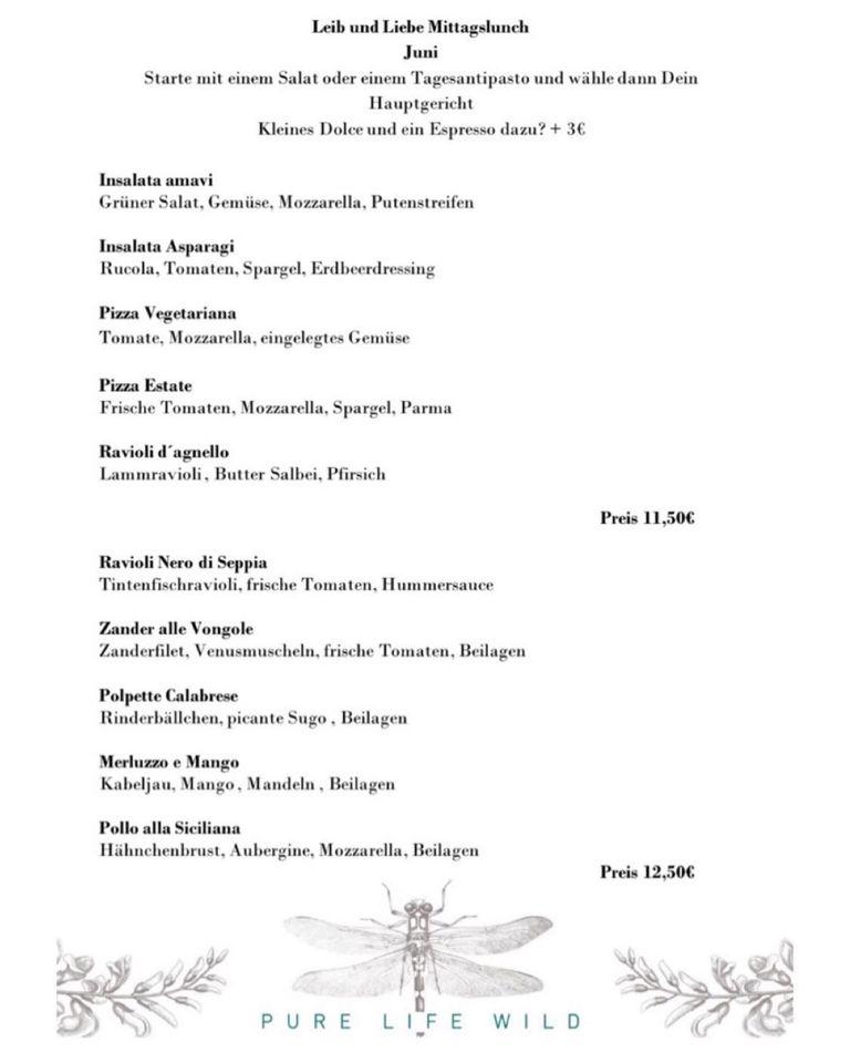 Speisekarte von Amavi restaurant, Göttingen