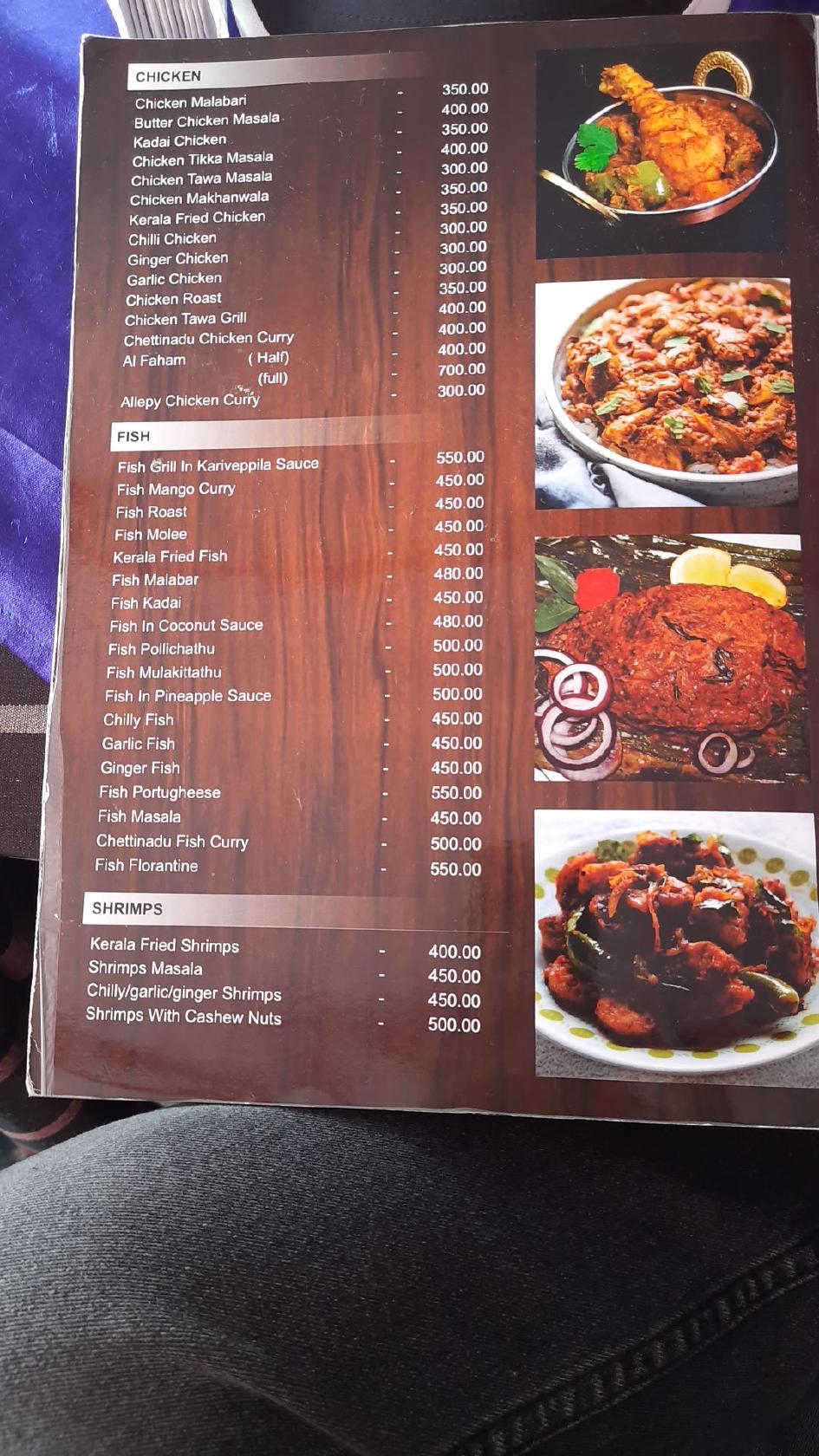 Menu at Ocean Breeze Grill House - Best Restaurant in Kovalam, Kovalam