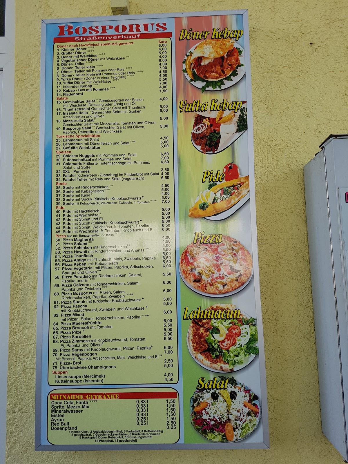 Bosporus Kebap Pizza Haus Aus Landkern Speisekarte – AVKIU