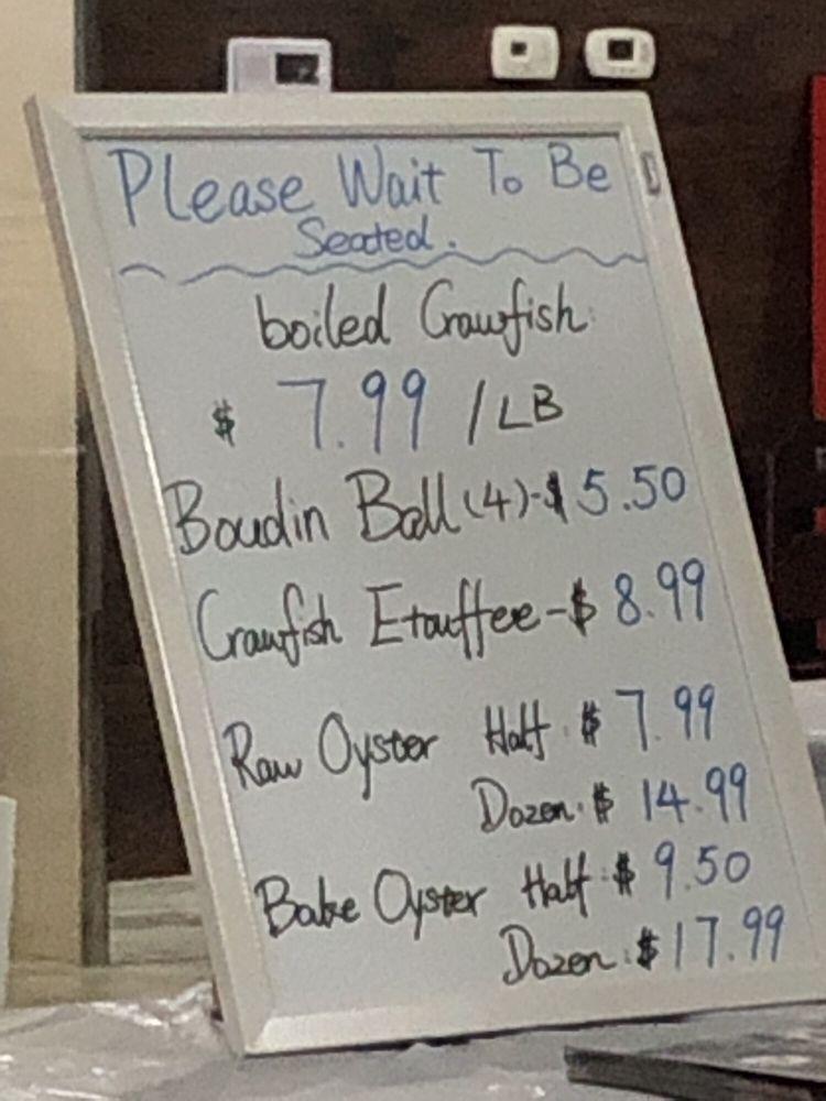 Menu at Captain Crawfish pub & bar, Humble