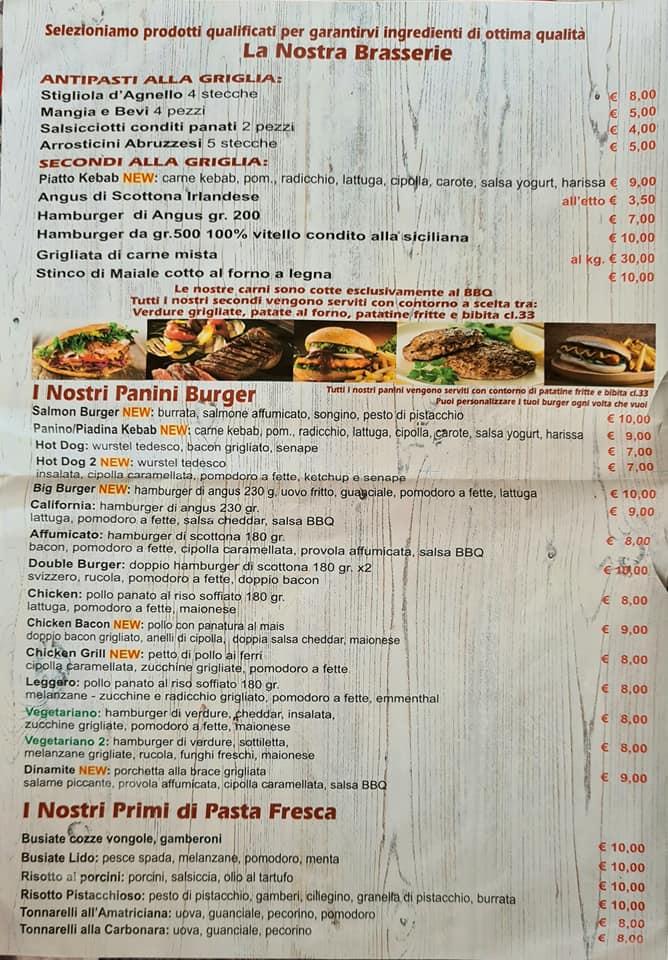 Menu at Popi Popi di Cardinale Emanuele restaurant, Palermo, Via Santa ...