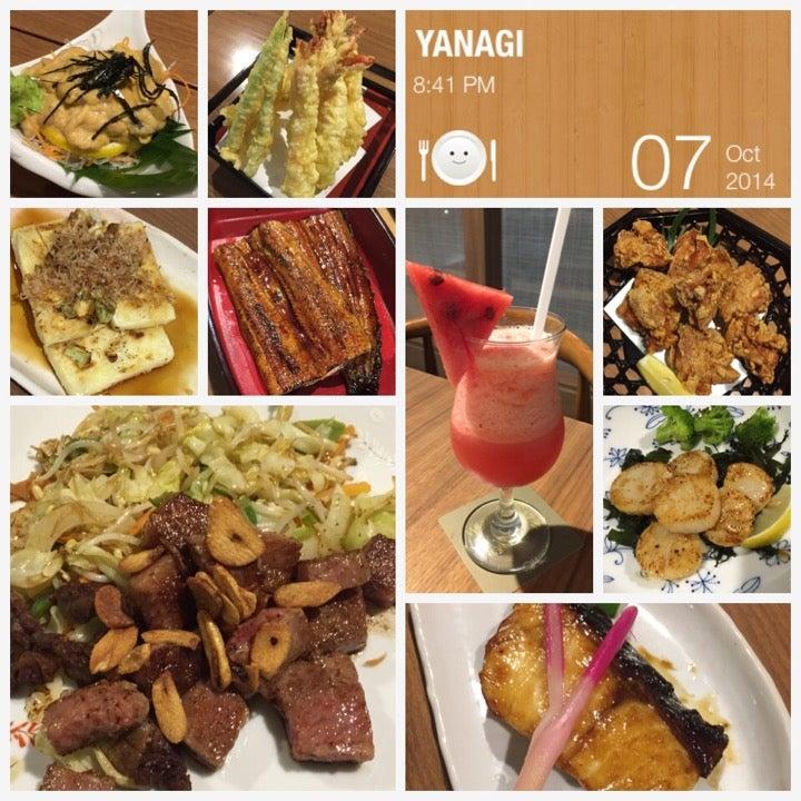 Menu at Yanagi Japanese Cuisine restaurant, Pasay