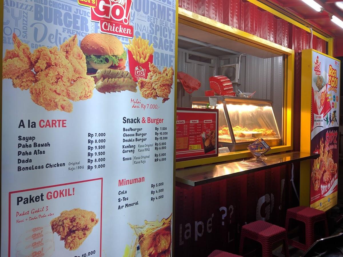 Menu at Go! Chicken restaurant, Surabaya