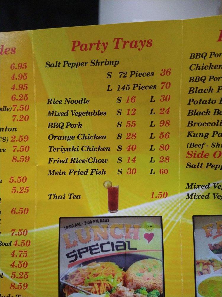 Menu at Jumbo Chinese Food restaurant, La Puente