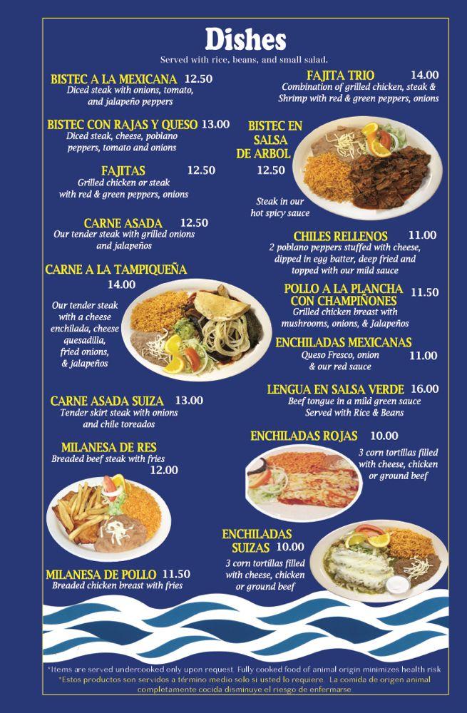 Menu at Las Brisa's pub & bar, Sheboygan