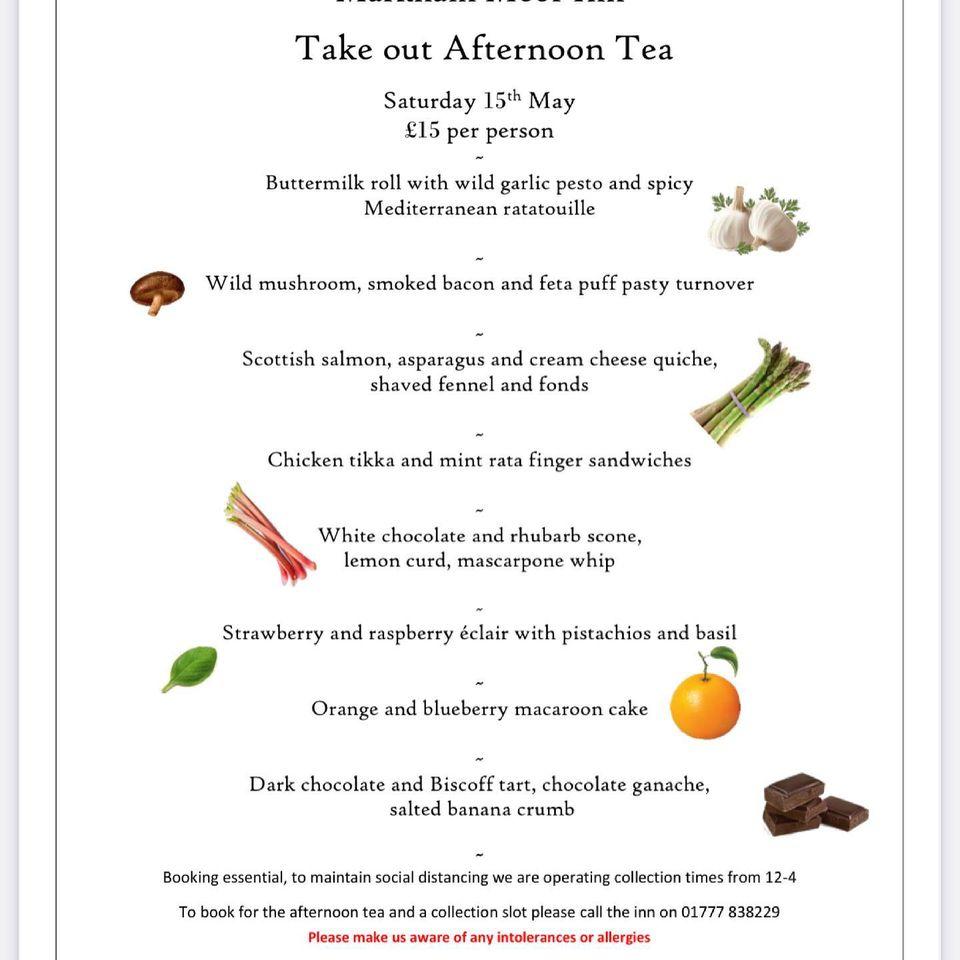 Menu at Markham Moor Inn pub & bar, Markham Moor