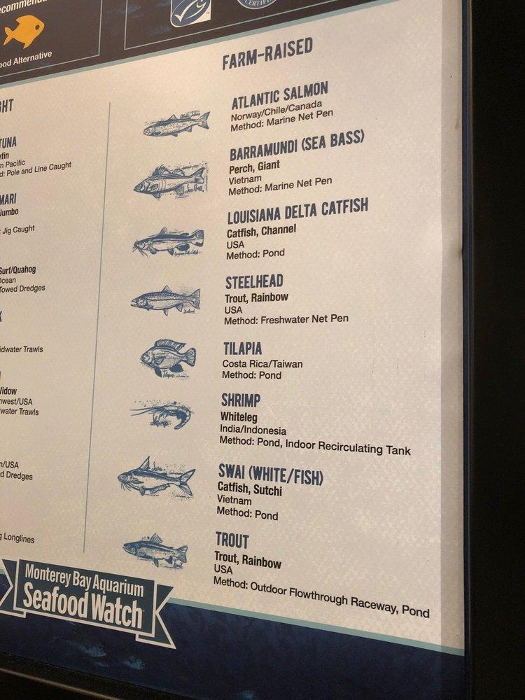Menu at California Fish Grill restaurant, El Cajon, 120 Fletcher Pkwy