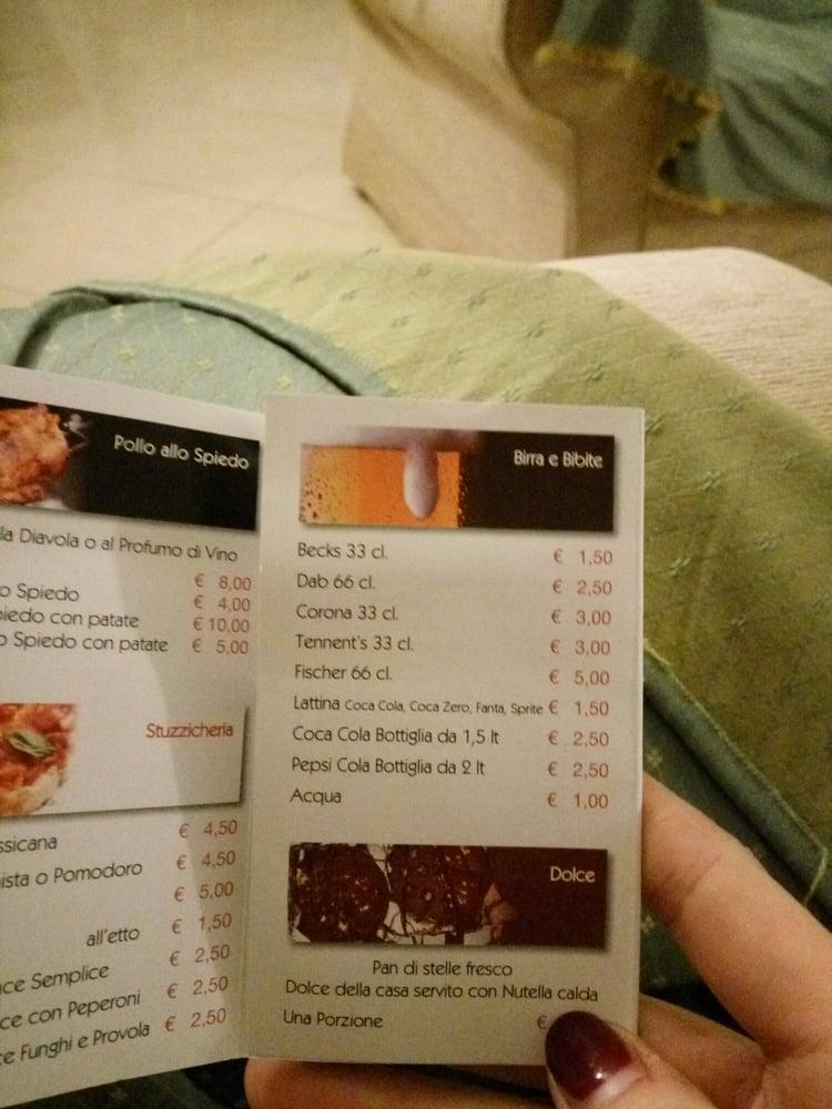 Menu at Polli & Contorni pub & bar, Pozzuoli