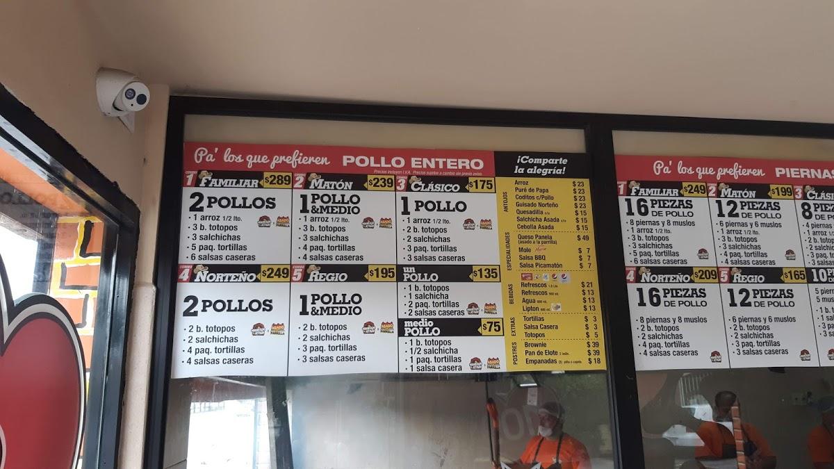 Menu at Pollo Matón restaurant, Guadalupe, AV.Mármol 1607