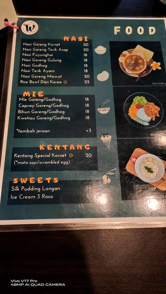 Menu at Rumah Juice pub & bar, Surakarta