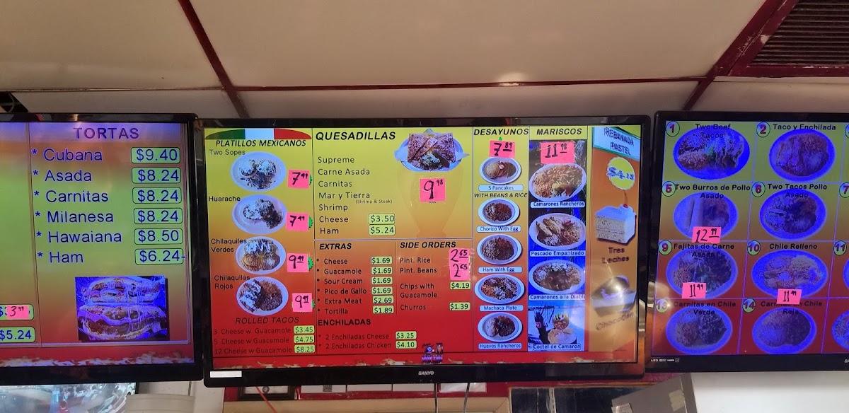 Menu at Pedrito's Mexican Food restaurant, Mesa, 311 W Main St