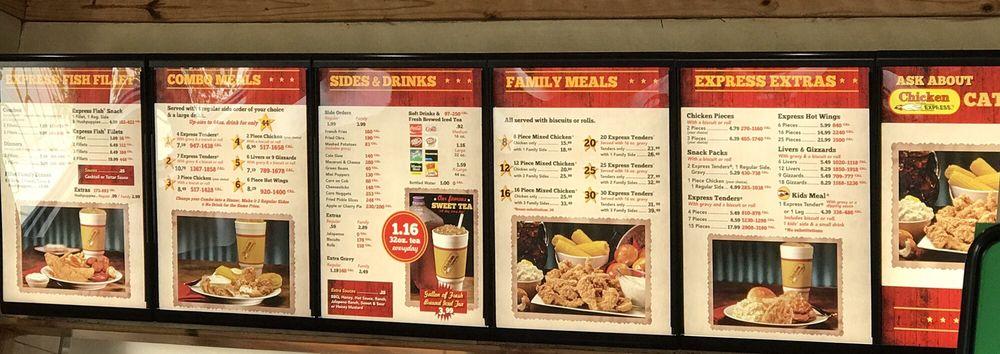 Menu at Chicken Express fast food, Santa Fe