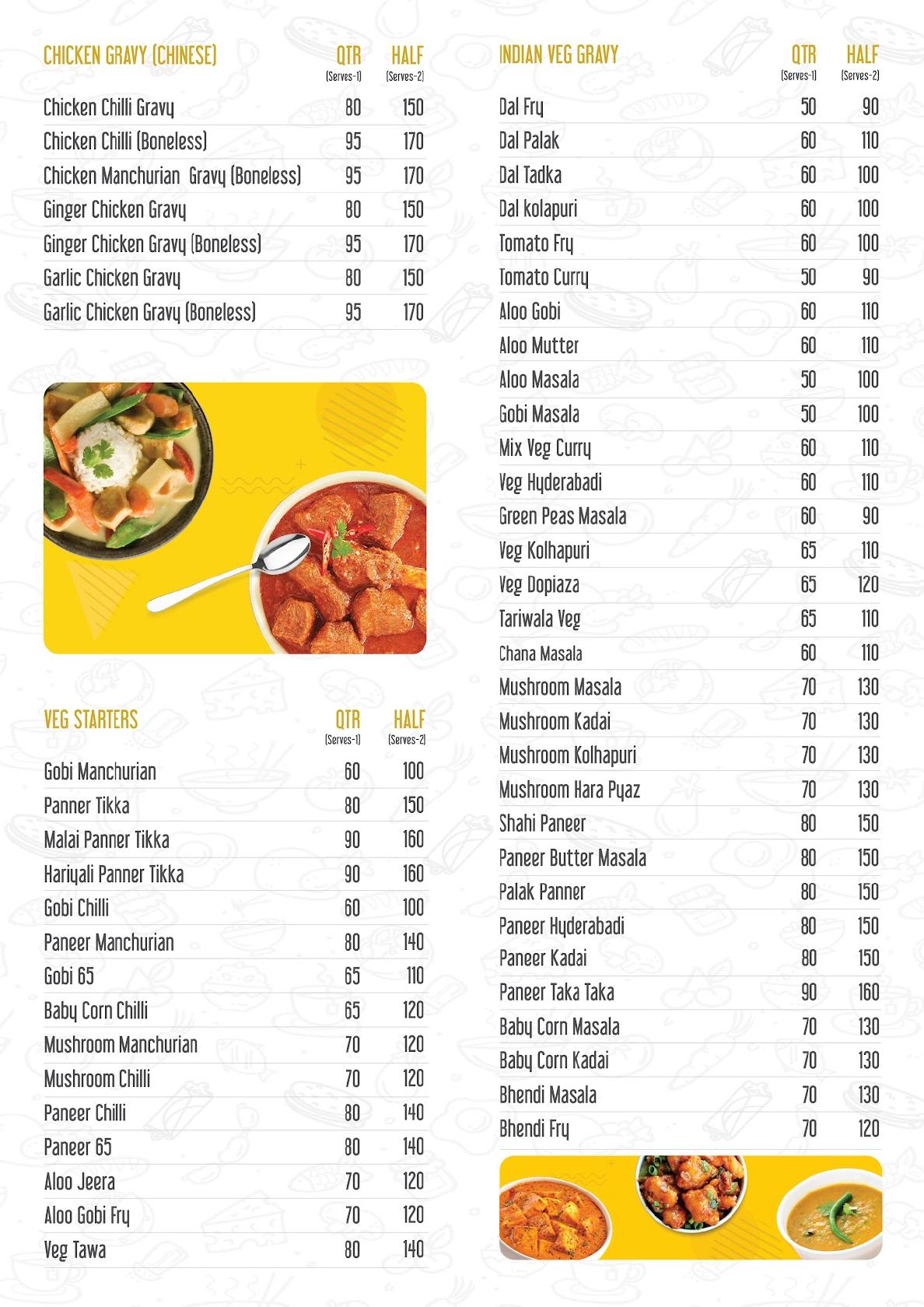 Menu at Tasty Paradise - Veg and Non Veg Restaurant in Malleswaram ...