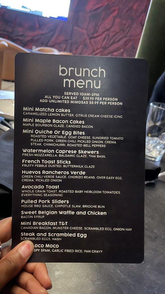 Menu at The Ridge Bar & Grill, Las Vegas