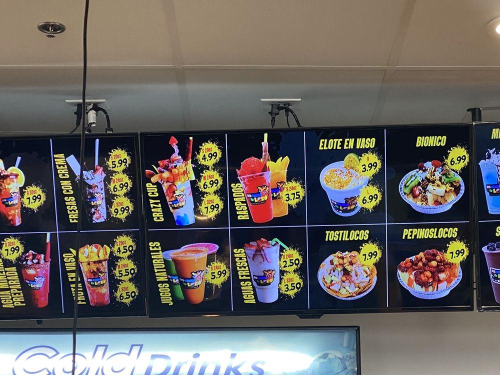 Carta del pub y bar FRUTERIA DISFRUTA TU LOKO, Irving