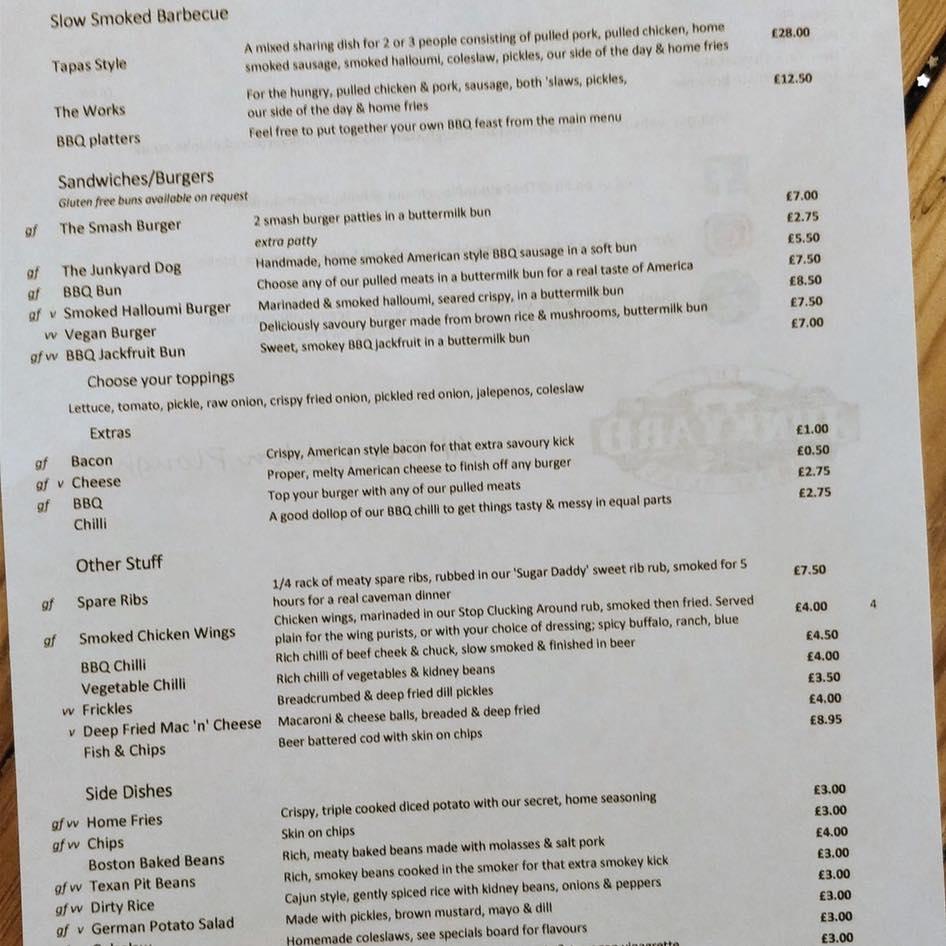 Menu at Plough at Peldon pub & bar, Colchester