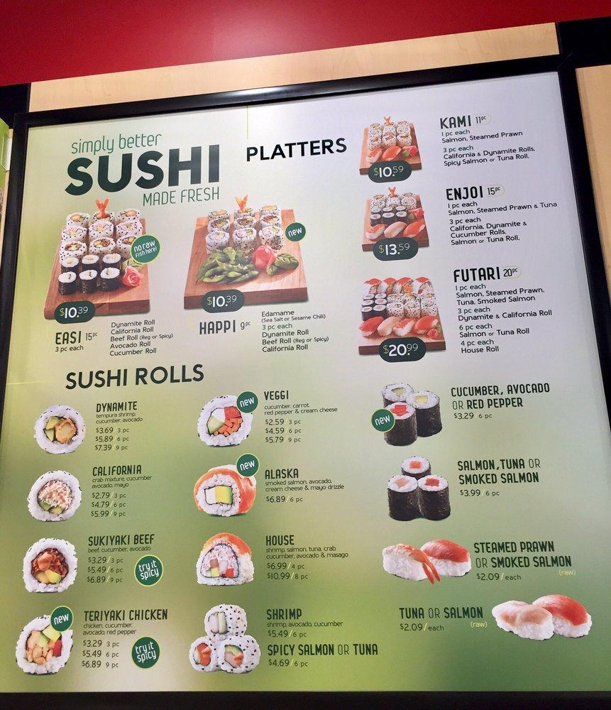 Menu at Edo Japan - Terra Losa Centre - Grill and Sushi restaurant ...