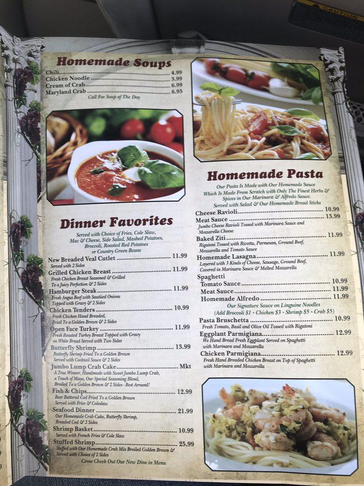Menu at Subworks Pizzeria, Perryville