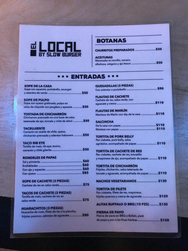 Menu at Cerveza Legion pub & bar, Tijuana