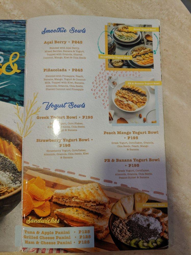 Carta del café COOEE, Cebú