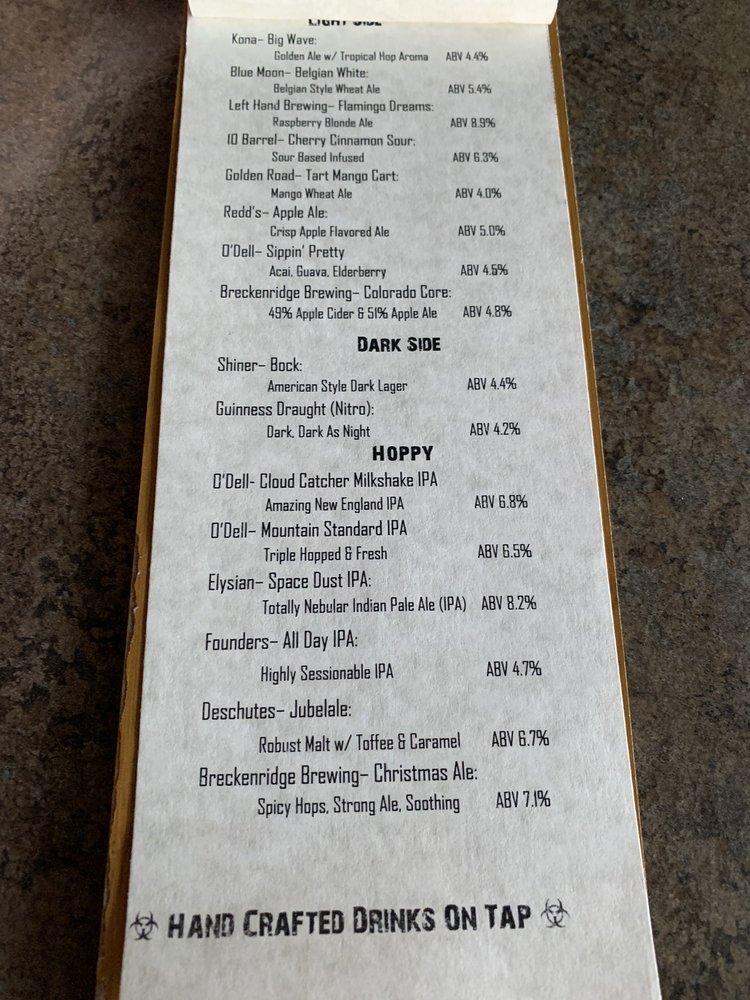 Menu at The Gaslight Social pub & bar, Casper