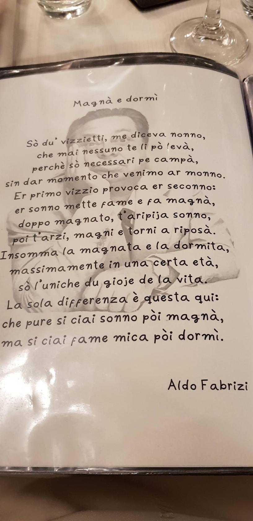 Menu da Il Duca in Trastevere ristorante con griglia, Roma, Vicolo Dé ...