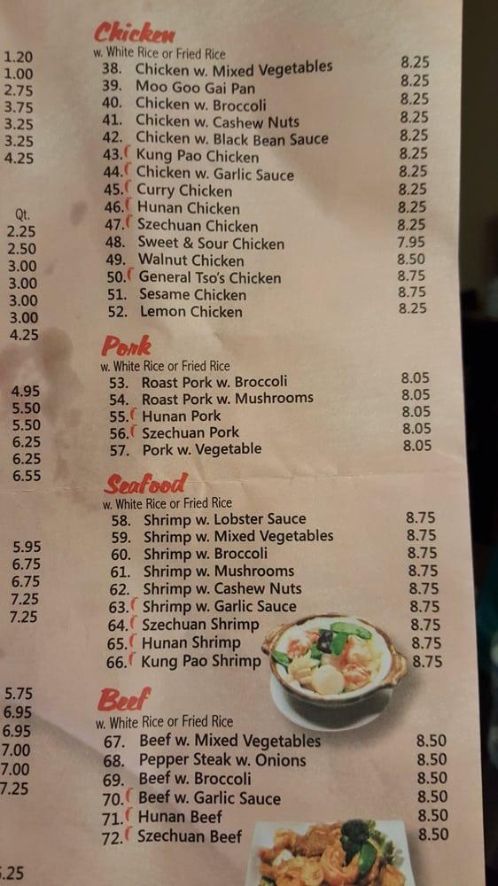 Menu at Panda Gourmet Buffet restaurant, Clearfield