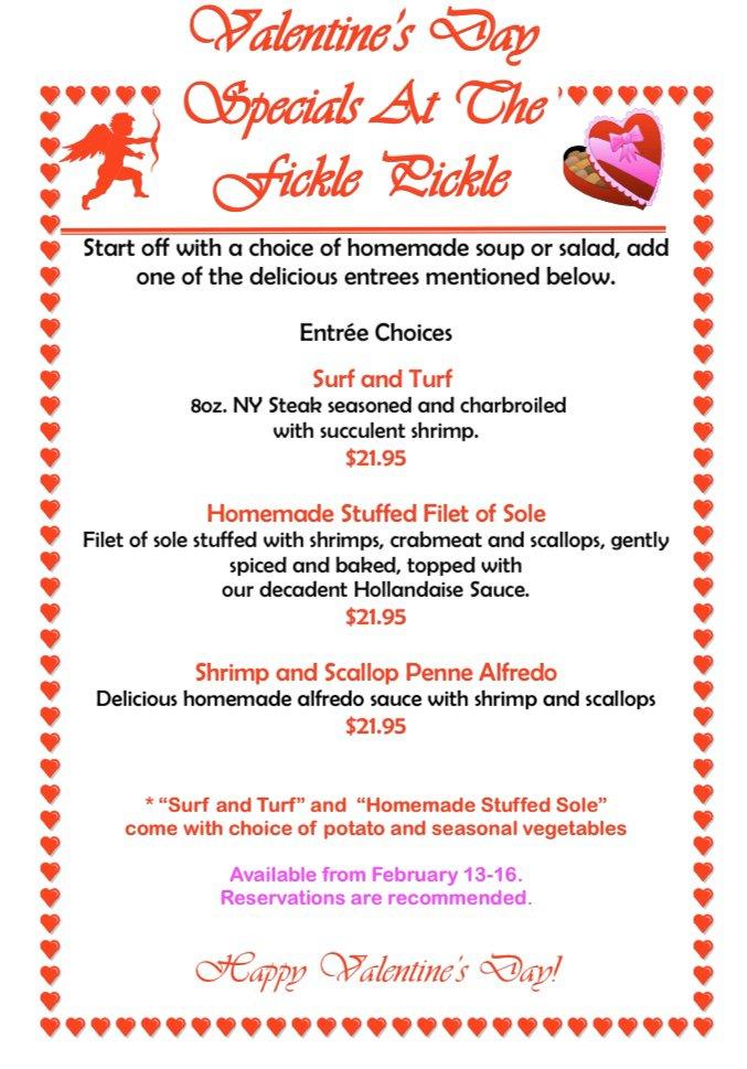 Menu at Fickle Pickle Restaurant, Whitchurch-Stouffville