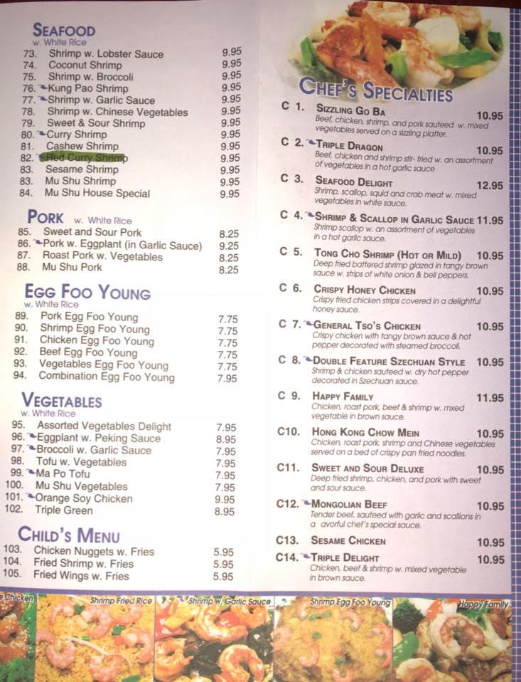 Menu at China Palace Restaurant, New Orleans, Hickory Ave # D