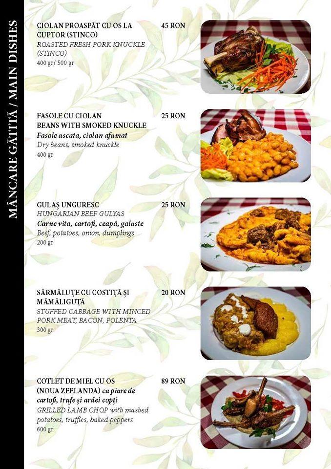 Menu at La Maestro Sânnicolau Mare, Sânnicolau Mare
