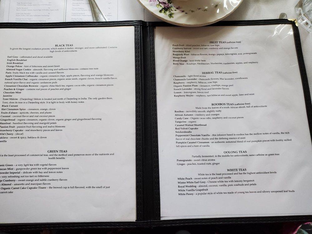 Menu at Chat Noir restaurant, Rockville Centre