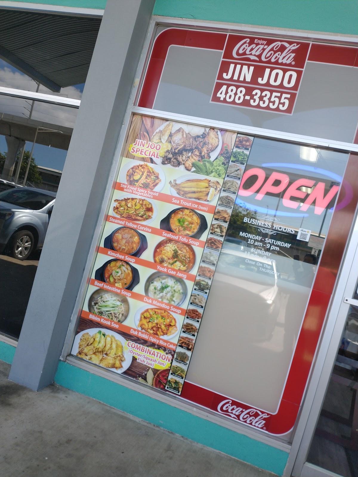 Menu at Jin Joo Korean Restaurant, Aiea