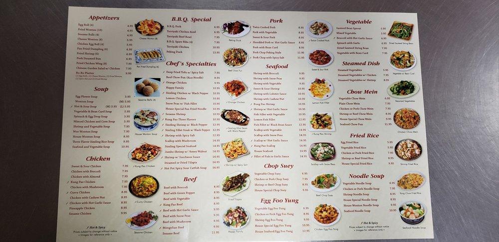 Menu at Dragon Flame BBQ, South Gate