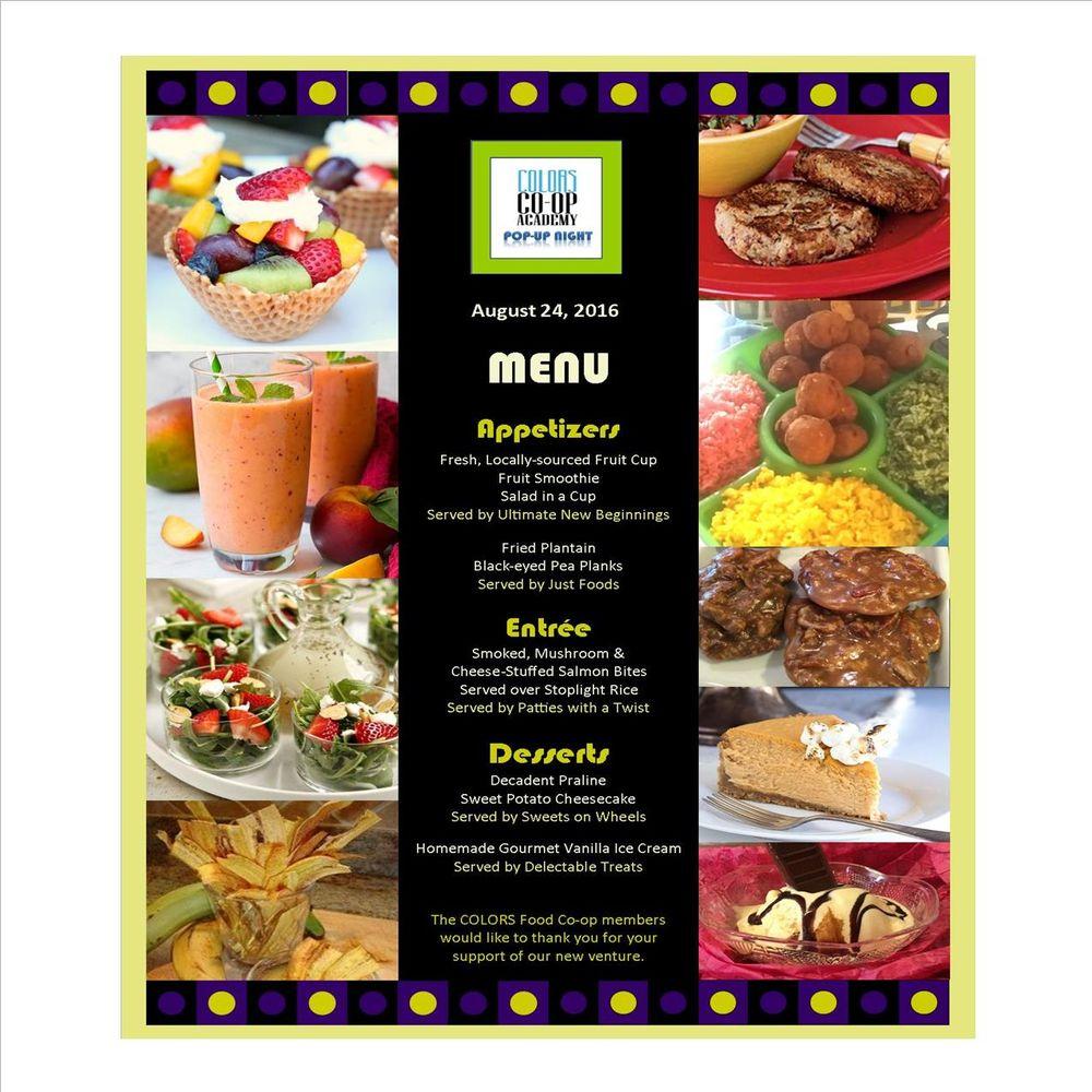 Menu at Colors pub & bar, Detroit, 311 Grand River Ave Colors Restaurant